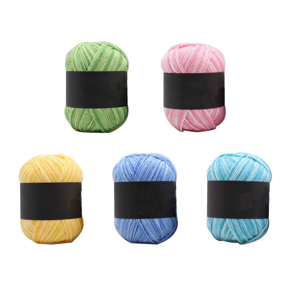 Click here for Showeroro 5 Rolls Yarn For Knitting Colorful Varie... prices