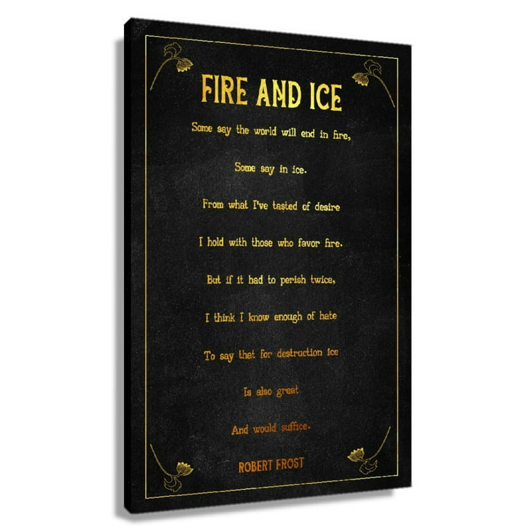 Fire and Ice by Robert Frost🦆 Utilize a estratégia da Martingale na roleta