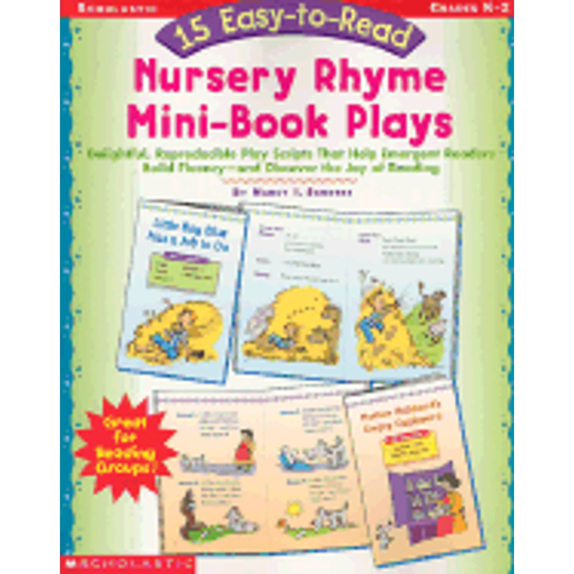 Pre-Owned Nursery Rhyme Mini-Book Plays : Delightful, Reproducible Play ...
