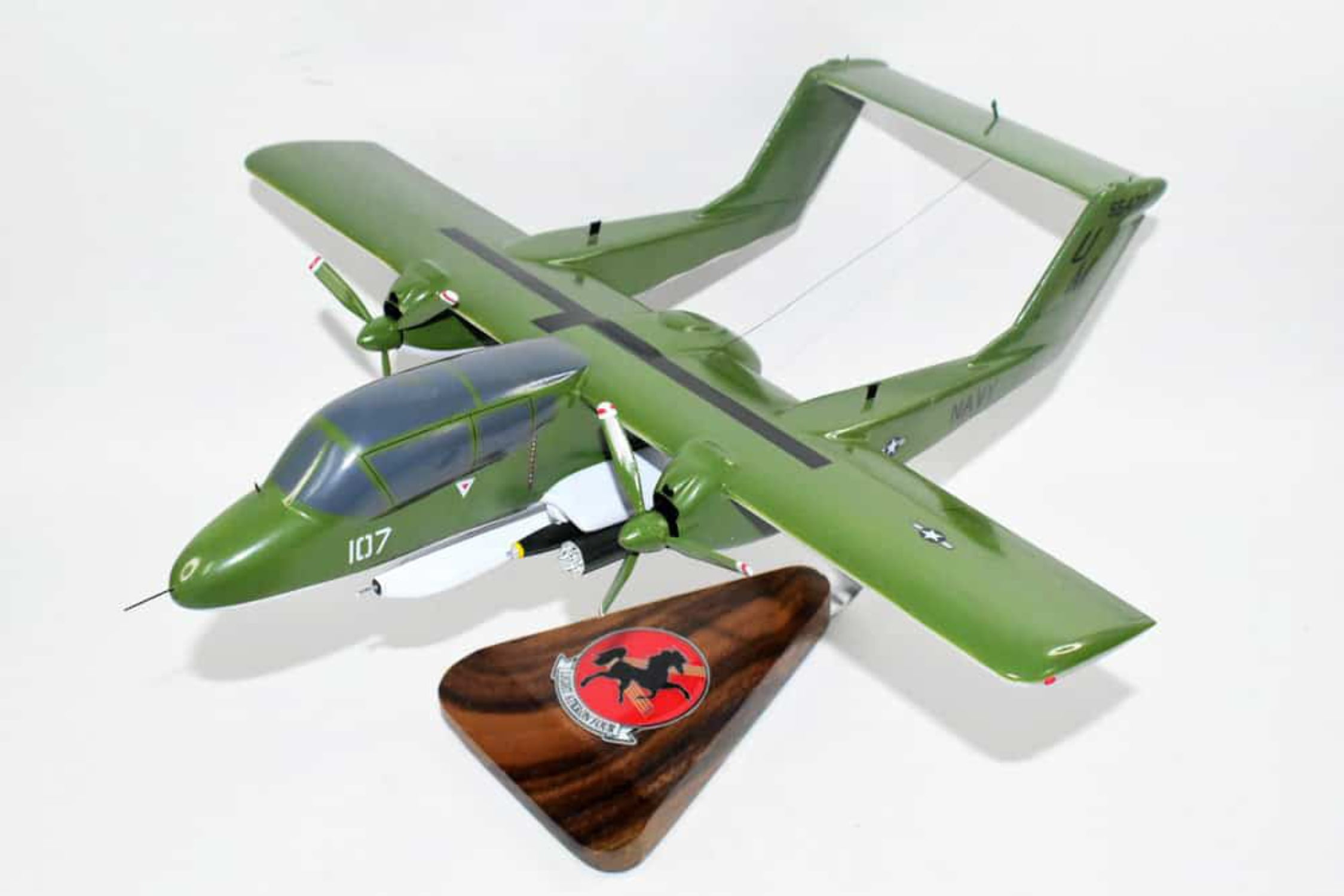 VAL-4 Black Ponies OV-10 Bronco Model - Walmart.com