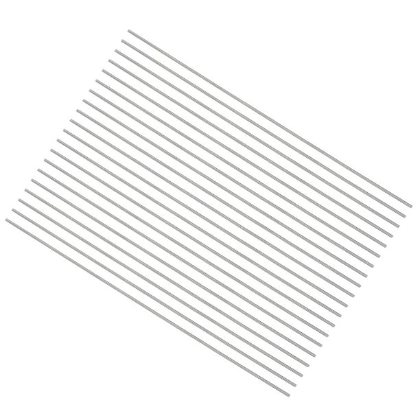 Uxcell Round Metal Rods 1mm x 150mm High Speed Steel (HSS) Lathe Bar ...