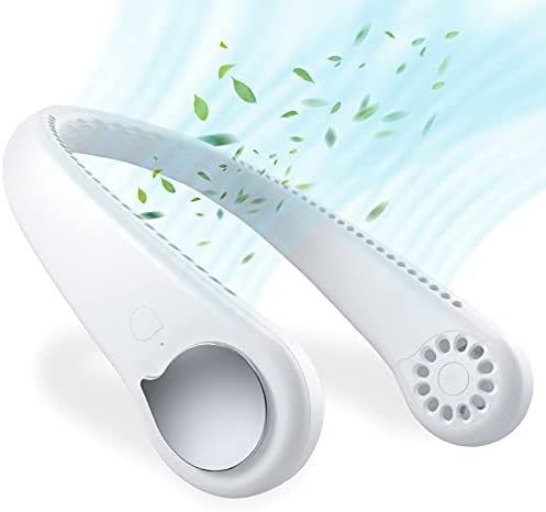 Personal Neck Fan - Portable Bladeless Hands Free 360° Usb Rechargeable ...