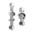 ZANHUA-1/4-20 x 2 Socket Head Cap Screws Allen Hex Bolts with Hex Nuts ...