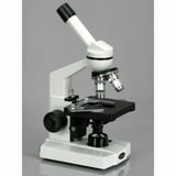 AmScope M220C Monocular Compound Microscope, WF10x and WF25x Eyepieces ...