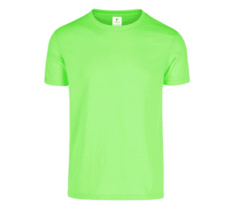 Playera para Caballero, Color Verde Neón, Tamaño Grande Yazbek C0250 ...