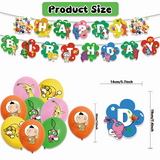 30 Pcs For Pikmin Theme Birthday Party Decorations,With 1 Happy ...