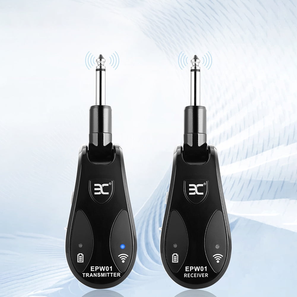 Sistema inalámbrico de guitarra con rotación de 250 grados, Compatible con Bluetooth, 20 canales ...