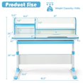 Adjustable Height Kids Study Desk Drafting Table Computer Station ...
