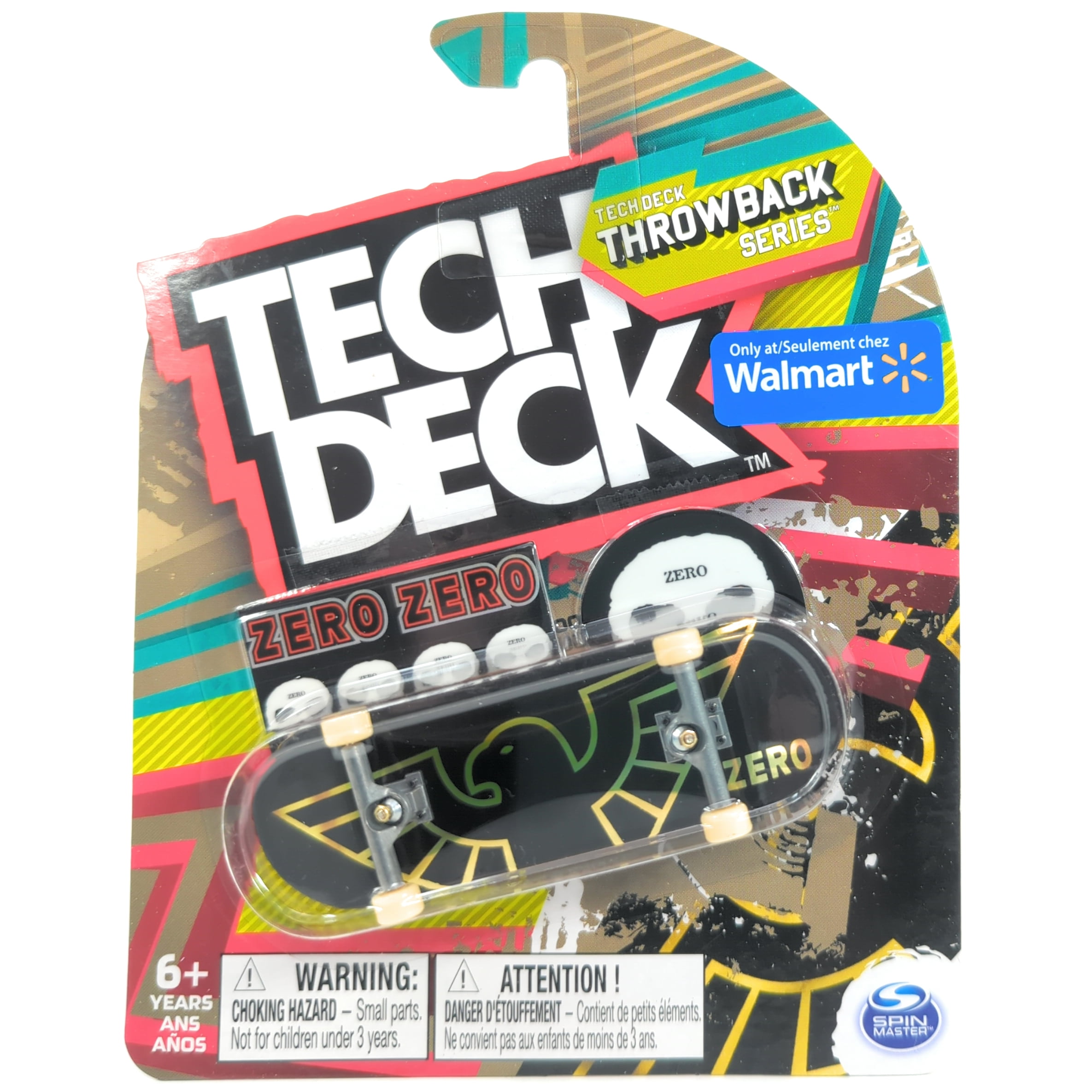 Tech Deck Throwback Series Zero Skateboards Bird Black Gold Foil ...