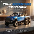 6-Wheel Off-Road Pickup Truck Diecast Metal Toy Vehicle with LED Lights ...
