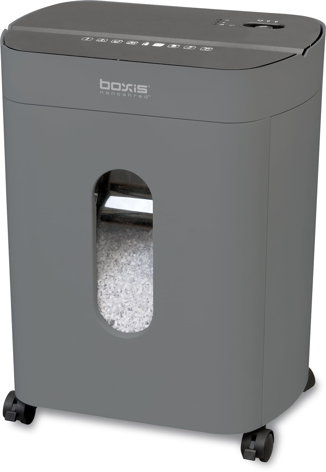 Boxis® NanoShred® BN101P-GUN 10 Sheet Nanocut® Shredder - Gun Metal ...