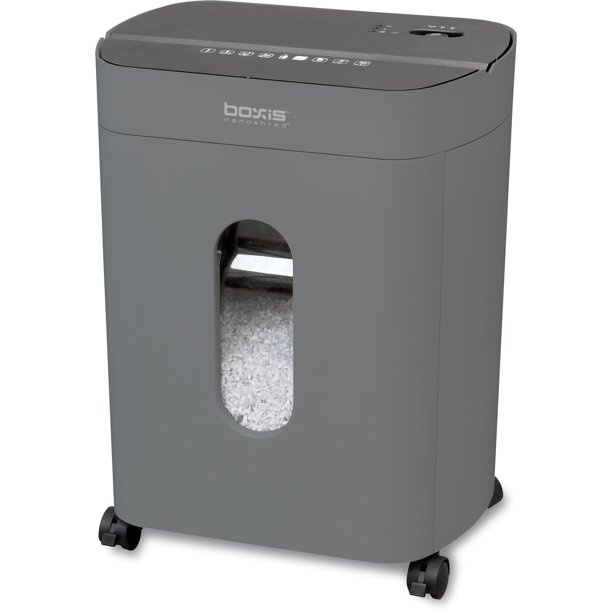 Boxis® NanoShred® BN101P-GUN 10 Sheet Nanocut® Shredder - Gun Metal ...