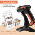 Tera Pro Industrial Wireless Barcode Scanner 2D QR 1D 2500mAh Drop ...