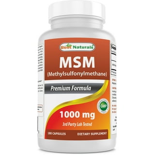 MSM Supplement | 500mg | 200 Capsules | Methylsulfonylmethane | by ...