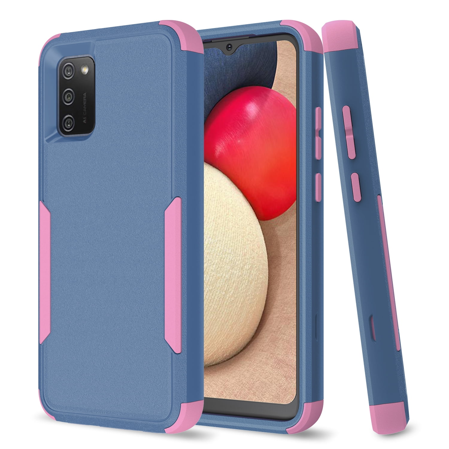 NIFFPD Samsung Galaxy A02S Phone Case, Heavy Duty Shockproof Full-Body ...