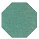 Home Queen Solid Color Octagon Shape Teal 12' Octagon - Area Rug ...