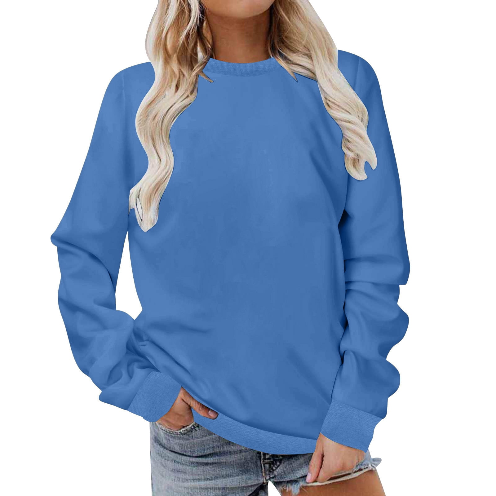 Click here for Lmkihusa Womens Plus Size Sweatshirt Long Sleeve C... prices