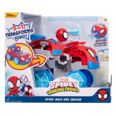 Disney Parks Spidey Amazing Friends Spider-Bot Pullbacks Playset New ...