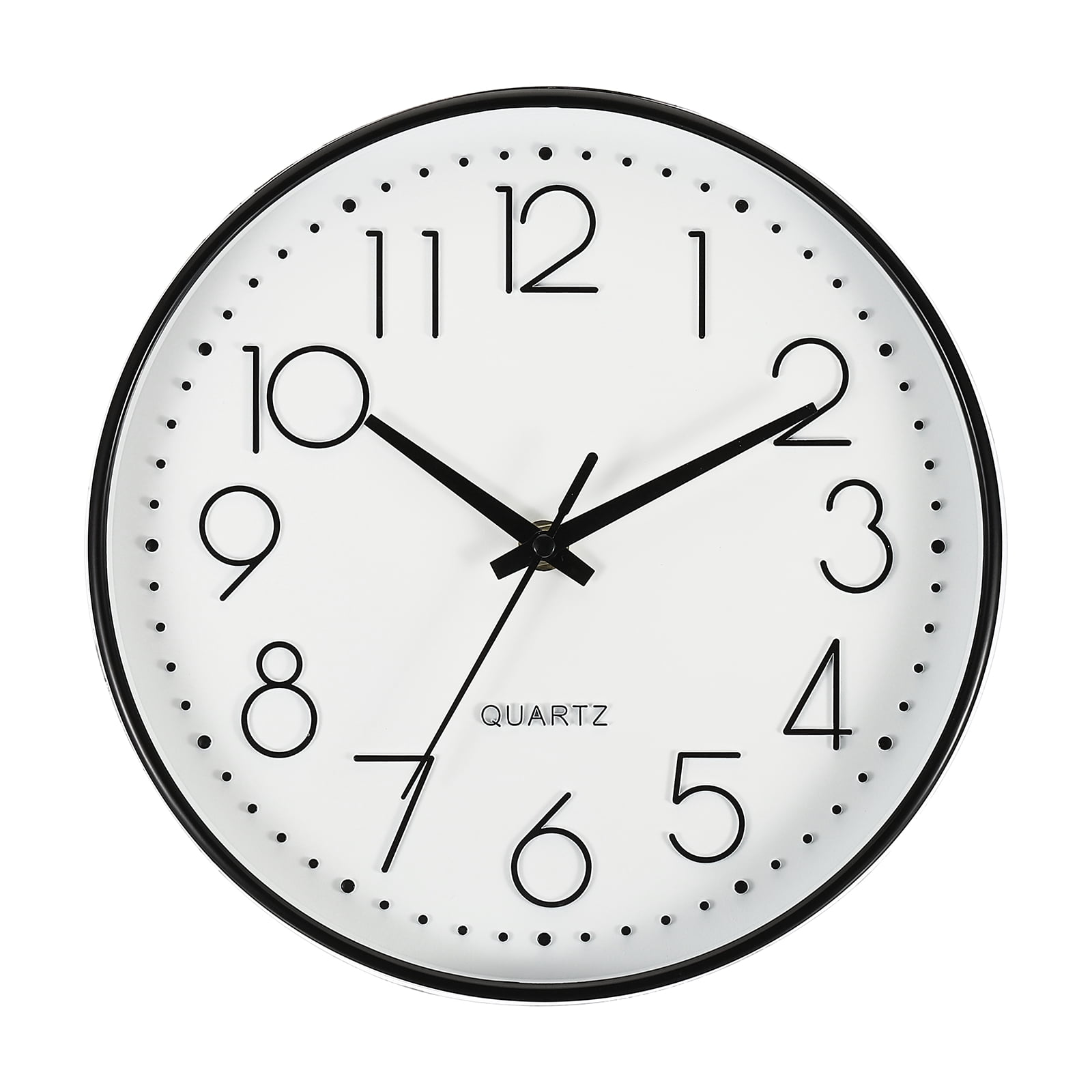 Click here for Unique Bargains 10 Wall Clock Battery Operated Sil... prices