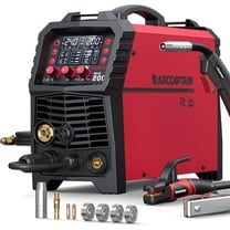 ARCCAPTAIN 205A Multi-Process MIG Welder, 6 in 1 Gas MIG/Gasless Flux ...