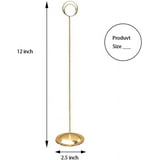 HOHIYA Gold Metal Table Number Holders Stands for Weddings & Banquets ...