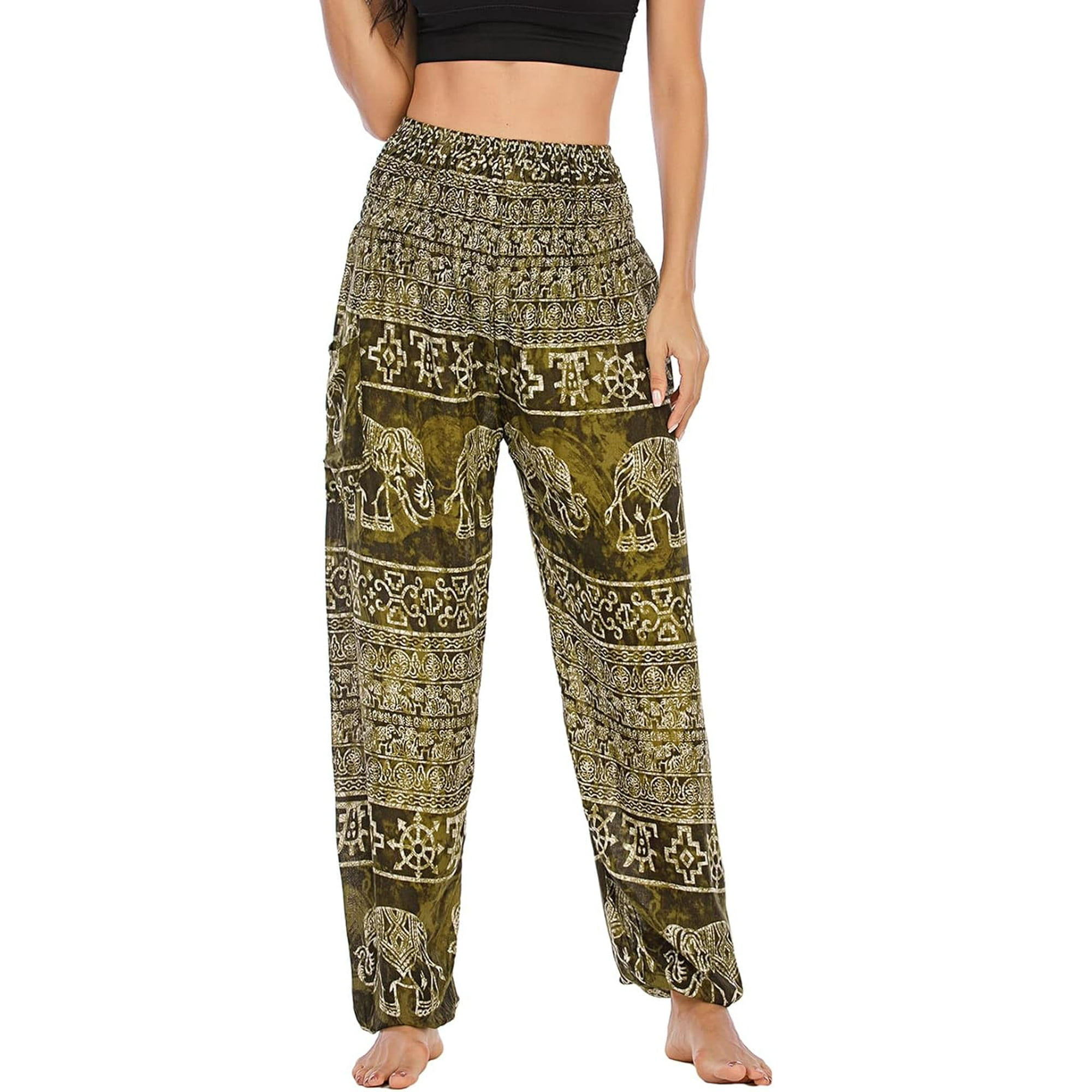 Click here for Ld Seller Womens Tie Dye Harem Pants Thai Smocked... prices