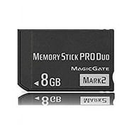 Used Sony Memory Stick Pro Duo Mark 2 Memory Card 4 GB 4GB 4 Gig For ...