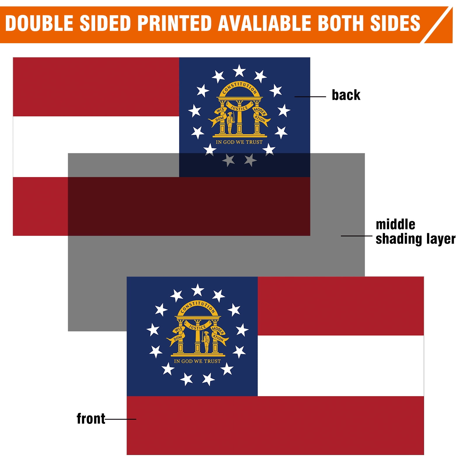 Current Georgia Flag