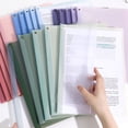 5Pcs 14.6x9Inch File Holders Clear Water Resistant File Paper Sleeve ...