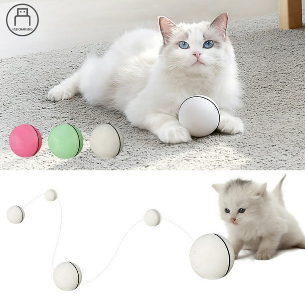 Labymos Electric Interactive Cat Toy Ball Rolling Ball for Kitten Cats ...