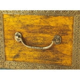 Maklaine Modern / Contemporary Painted Brass Inlay Storage Trunk ...