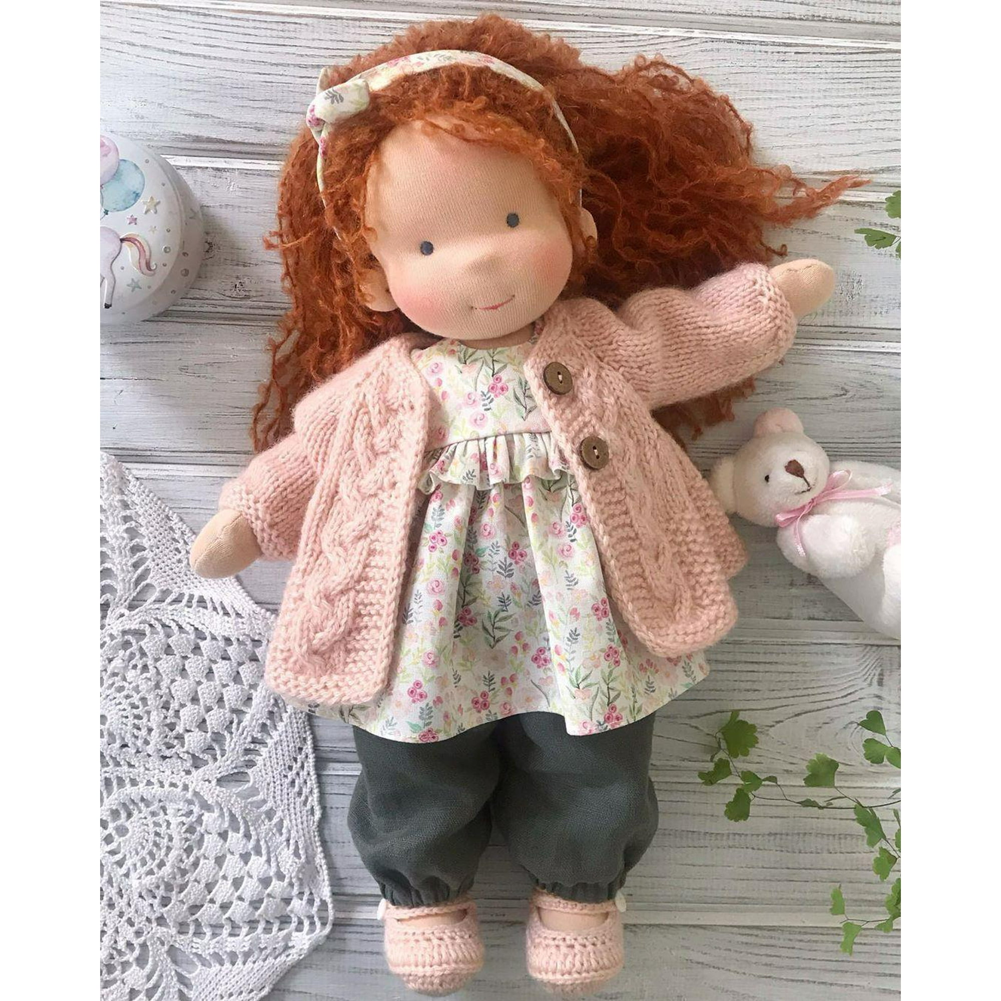 Click here for Esafio Doll Waldorf Handmade Plush Doll Beautiful... prices
