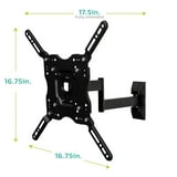 Philips Full Motion TV Wall Mount for up to 80", 15 degree Tilt ...