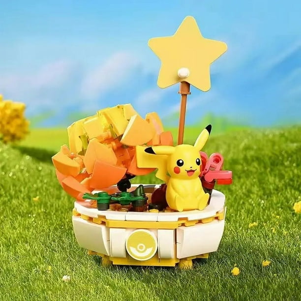 Bloques de construcción de Pikachu de dibujos animados de Pokémon ...