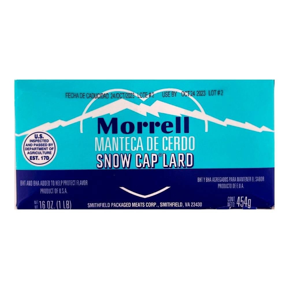 Manteca de cerdo Morrel en barra 454 g | Walmart en línea