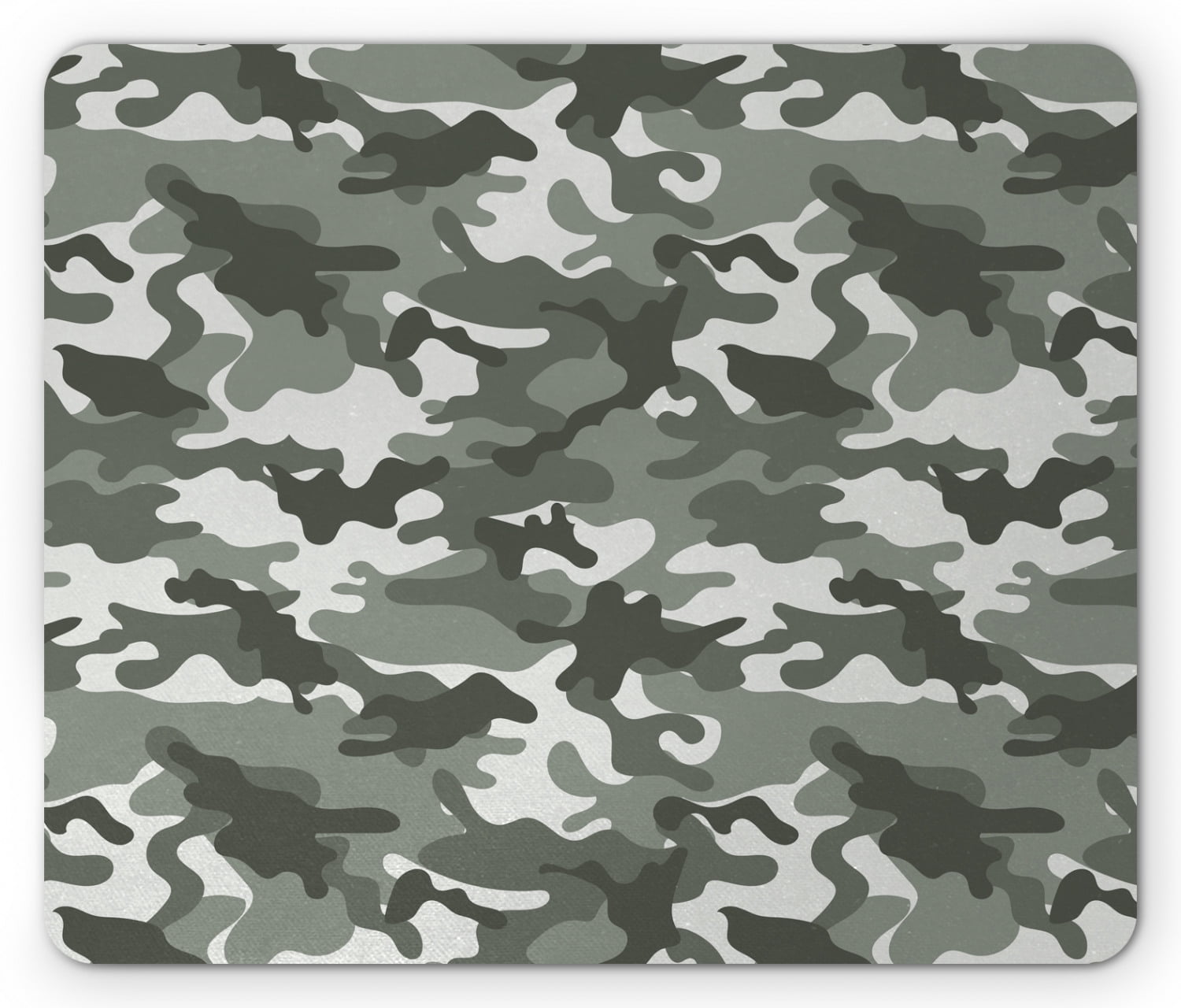 Camouflage Mouse Pad, Monochrome Attire Pattern Camouflage Inside ...