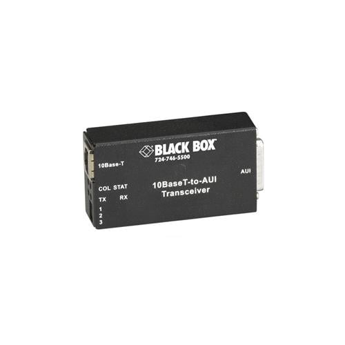 Black Box Network Services 10base-t To Aui Transceiver - Walmart.com