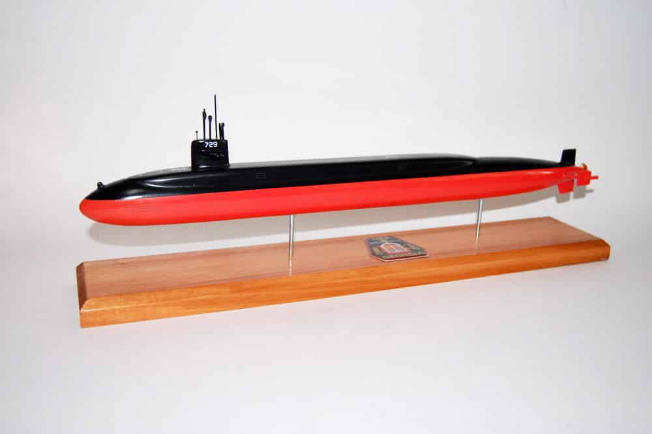 USS Georgia SSBN-729 Submarine Model,Navy,Scale Model,Mahogany,20 inch ...
