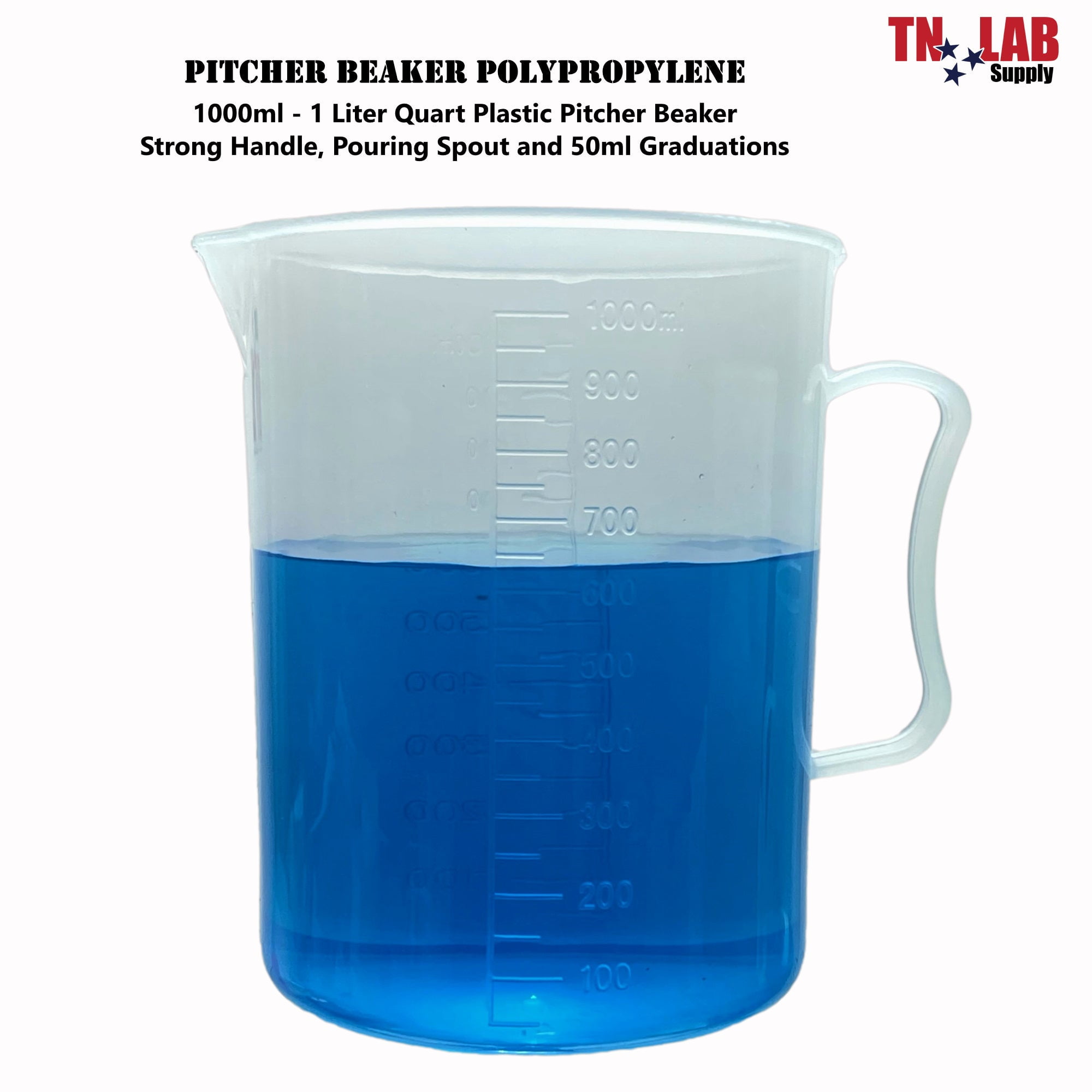 Pitcher Beaker Polypropylene Plastic Family - Walmart.com