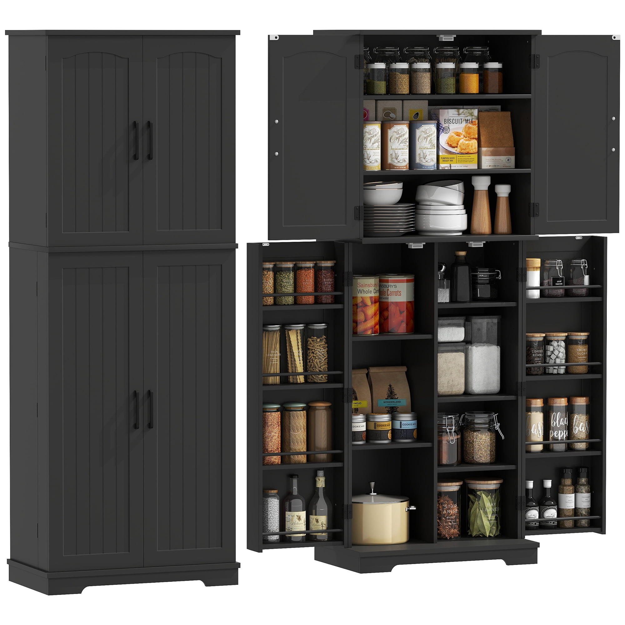 Click here for Homcom Pantry Cabinet  64 Storage Cabinet With Adj... prices