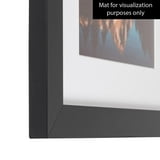 ArtToFrames 19x25 inch Black Picture Frame, Black MDF Poster Frame ...