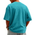 Hearthz Men Shirt Short Sleeve Crew Neck Casual Basic Men's T-Shirts ...