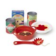 Melissa & Doug 59-Piece Felt Pasta Restaurant Pretend Play Food Set ...
