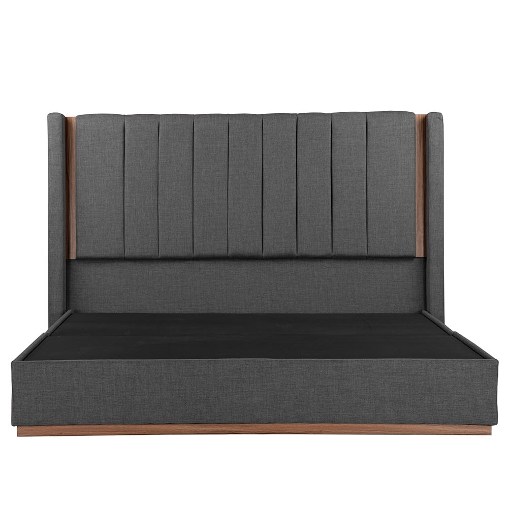 Cabecera King Size Linz + Base Cama Gris Oscuro | Walmart en línea