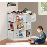 Badger Basket Corner Cubby Storage Unit with Four Reversible Baskets 9. ...