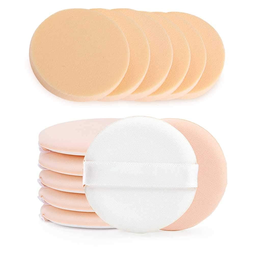 12 Pcs Round Makeup Sponges with Air Cushion Powder Puff, Latex free ...