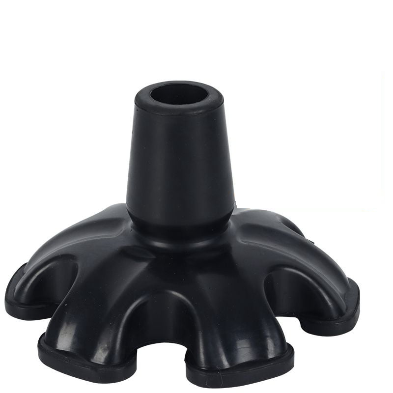 19mm Crutch Canes Self Standing Walking Stick Big Tripod Cap Non-slip ...