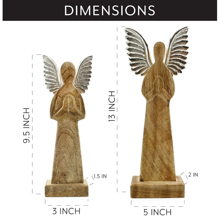 Primitive Wood Angels