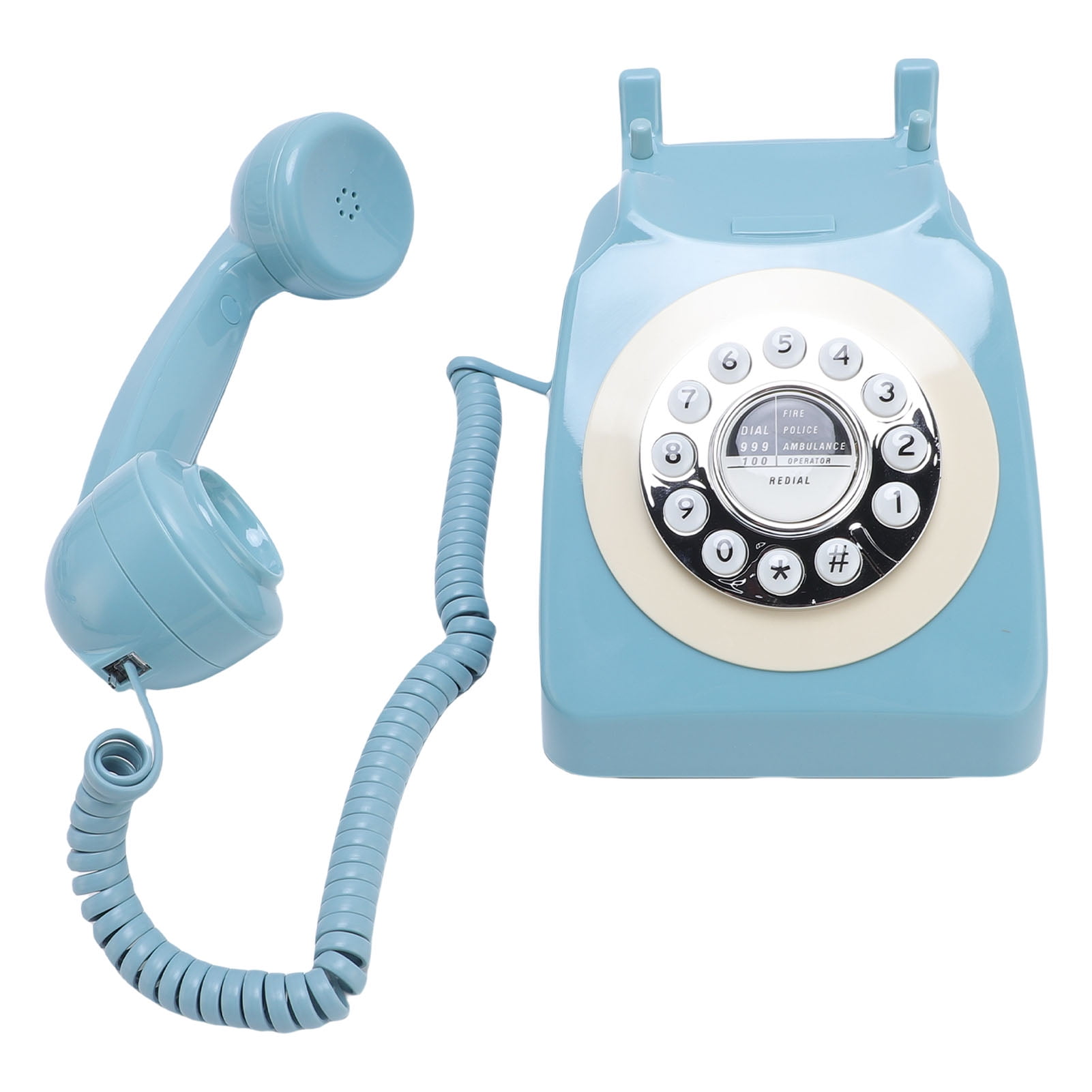 Teléfono Fijo, Volumen de Teléfono Con Cable Ajustable 1 Tecla Clave de ...