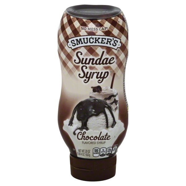 Smucker's Sundae Chocolate Flavored Syrup, 20 Oz. - Walmart.com ...